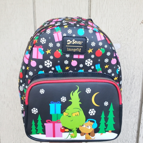 Loungefly | Bags | Loungefly Grinch Chibi Mini Backpack | Poshmark